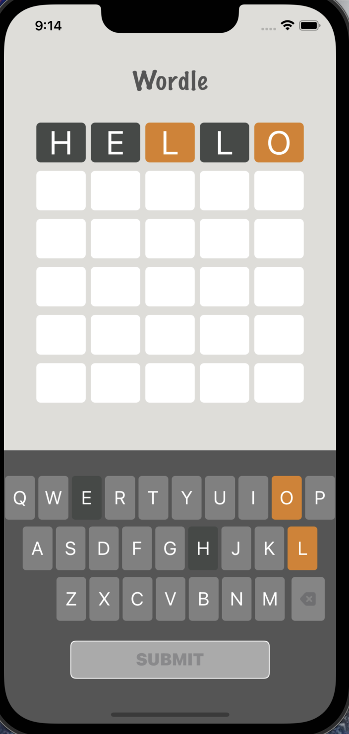 GitHub - ajaymandani/INFO-6125-F22-P1-G12: wordle clone ios project