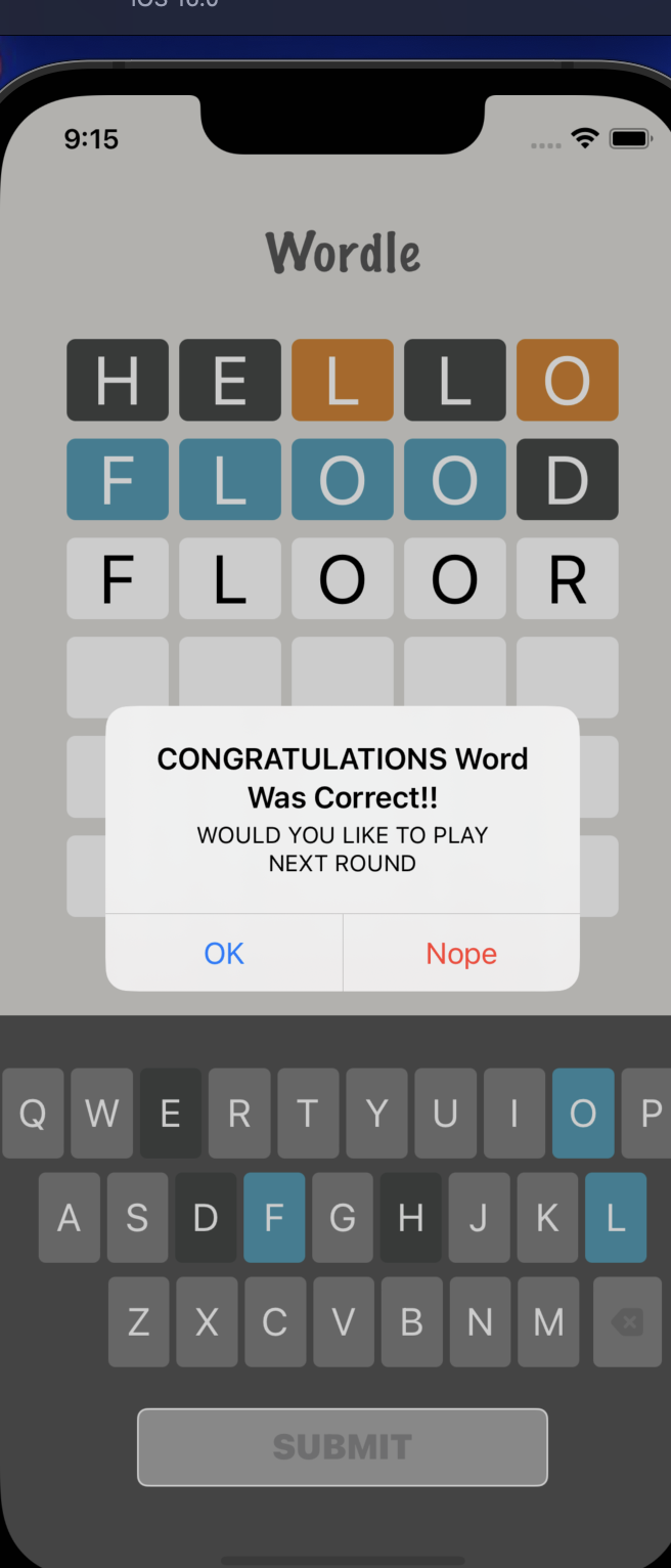 GitHub - ajaymandani/INFO-6125-F22-P1-G12: wordle clone ios project