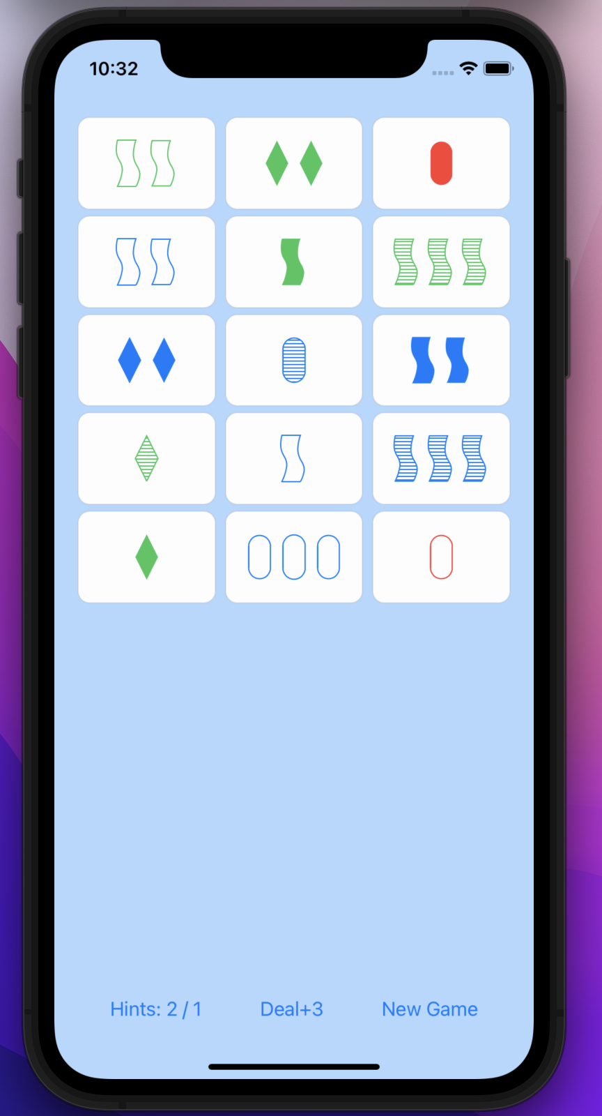 GitHub - SviatSmol/Set-Card-Game: Set Card Game With Deal Animation