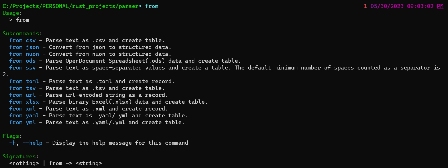INI parsing does not allow lines without `=` in them · Issue #9272 · nushell/nushell · GitHub