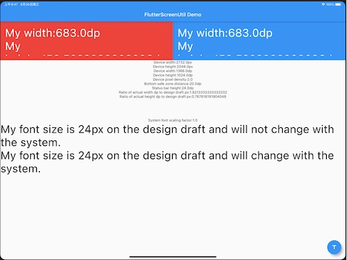 Font scaling on orientation change · Issue #149 · OpenFlutter/flutter_screenutil · GitHub