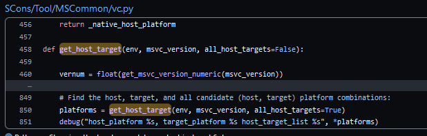 Creating VS Solution Yields: "TypeError: get_host_target() missing 1 required positional ...