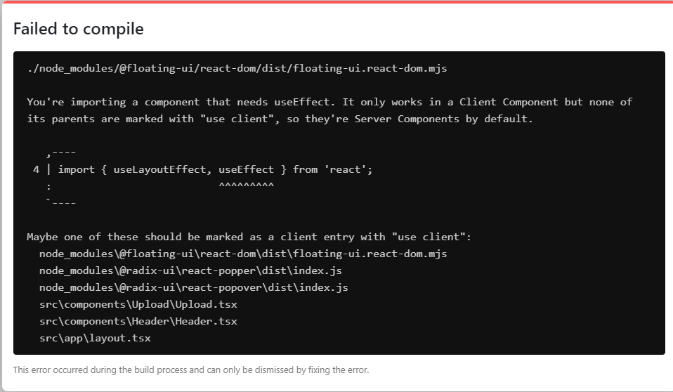 [Popover] Does not work with SSR hydration (Next 13) · Issue #1817 · radix-ui/primitives · GitHub
