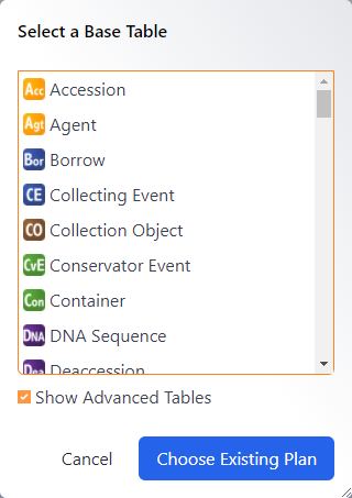 [a11y] Base Table mapping inconsistencies · Issue #1189 · specify/specify7 · GitHub