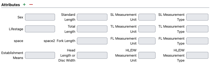[a11y] Space appearing on forms · Issue #1409 · specify/specify7 · GitHub