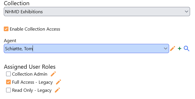 Cannot set batch of agents for collection access · Issue #2405 · specify/specify7 · GitHub