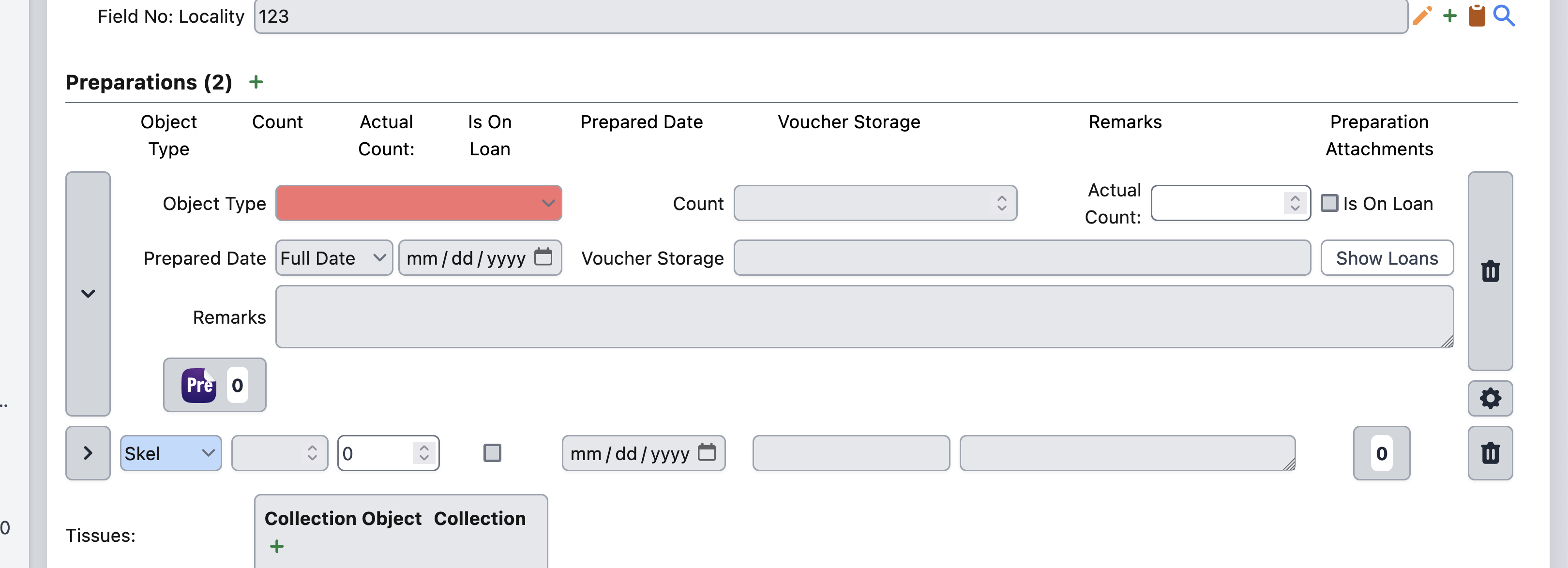 Creating a new preparation shows required field as red before any action is taken · Issue #2958 ...