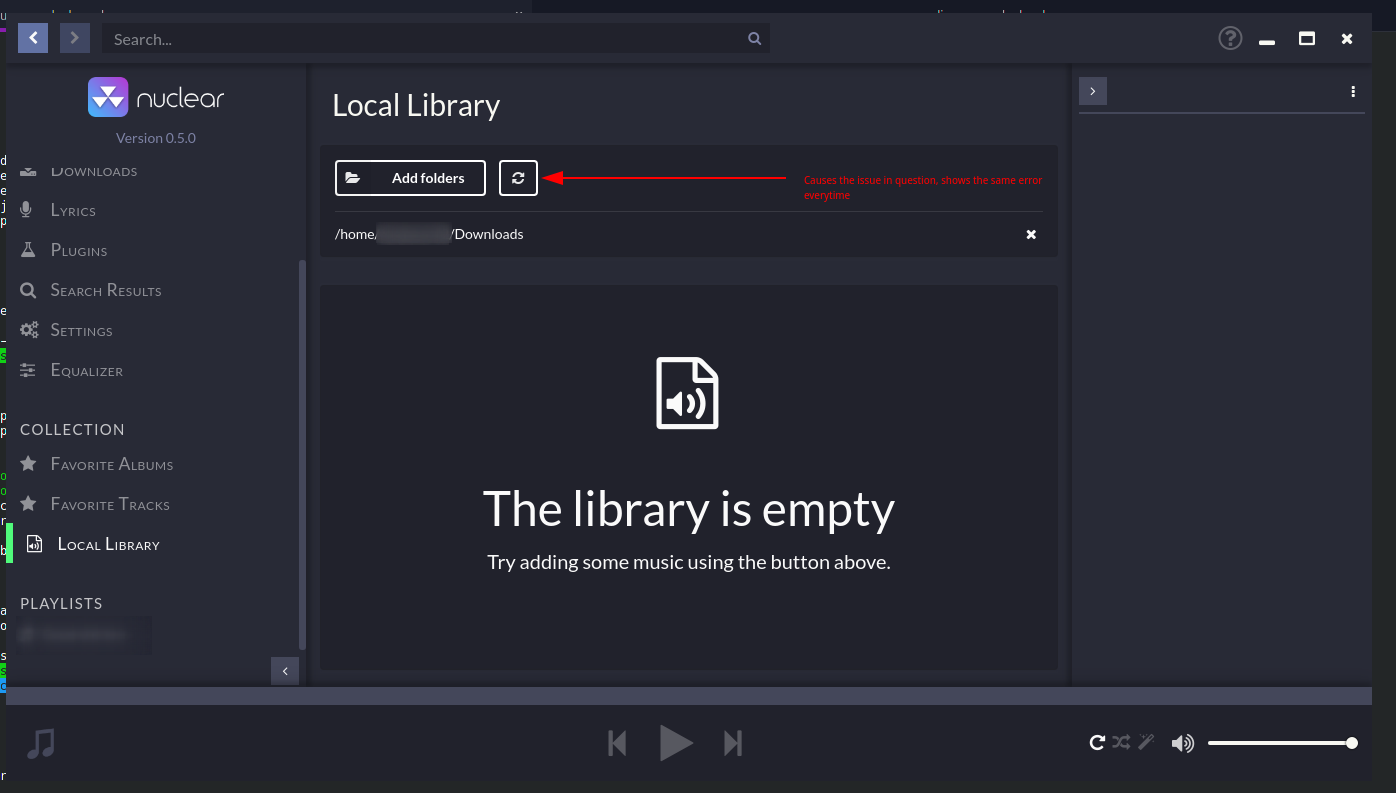 Local files don't get detected and shows an error in my terminal ...