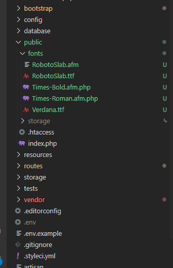 Cannot Set Custom Font Or Directory · Dompdf Dompdf · Discussion 2339 · Github
