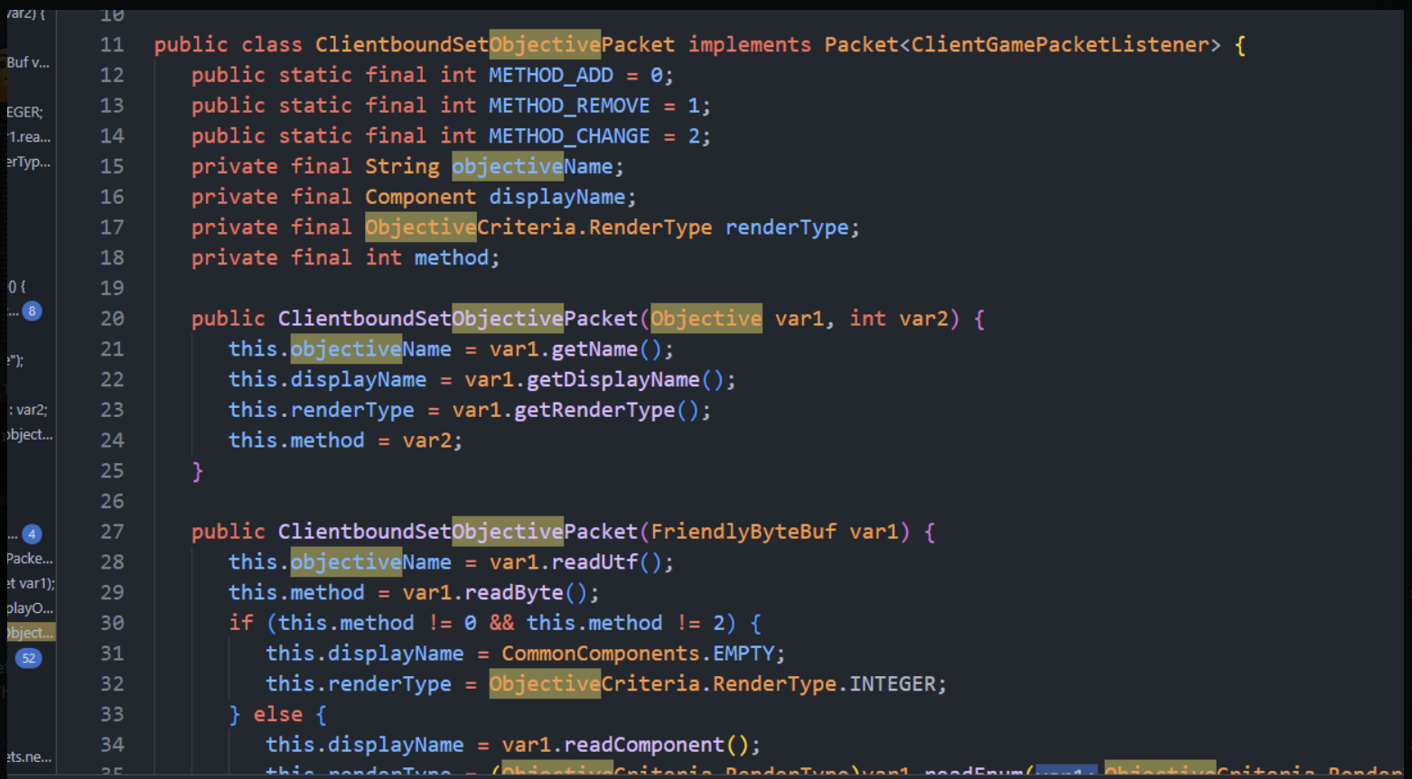 WrapperPlayServerScoreboardObjective uses Components on 1.19 · Issue #435 · retrooper ...