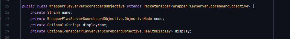 WrapperPlayServerScoreboardObjective uses Components on 1.19 · Issue #435 · retrooper ...