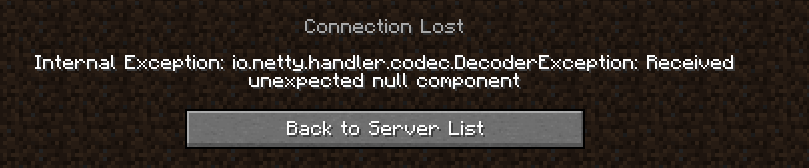 WrapperPlayServerScoreboardObjective uses Components on 1.19 · Issue #435 · retrooper ...
