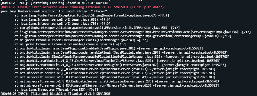 PacketEvents doesn't load if getBukkitVersion returns "Unknown-Version" · Issue #471 · retrooper ...