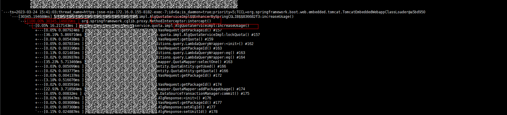 Proxy Method（cglibproxymethodinterceptorintercept） Takes Too Long 