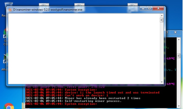 Nanominer randomly restarting · Issue #150 · nanopool/nanominer · GitHub