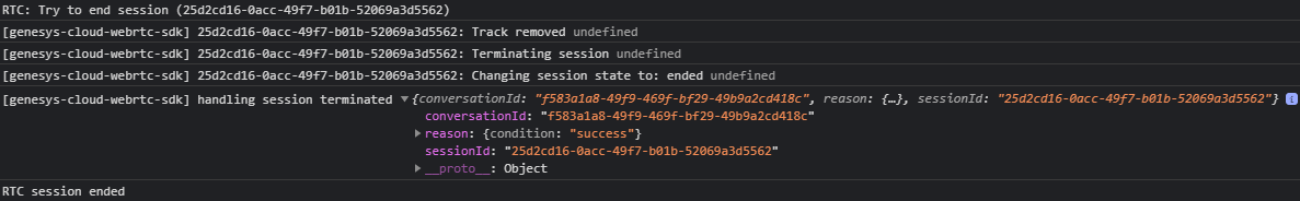 endSession doesn't work after transfer · Issue #492 · MyPureCloud/genesys-cloud-webrtc-sdk · GitHub