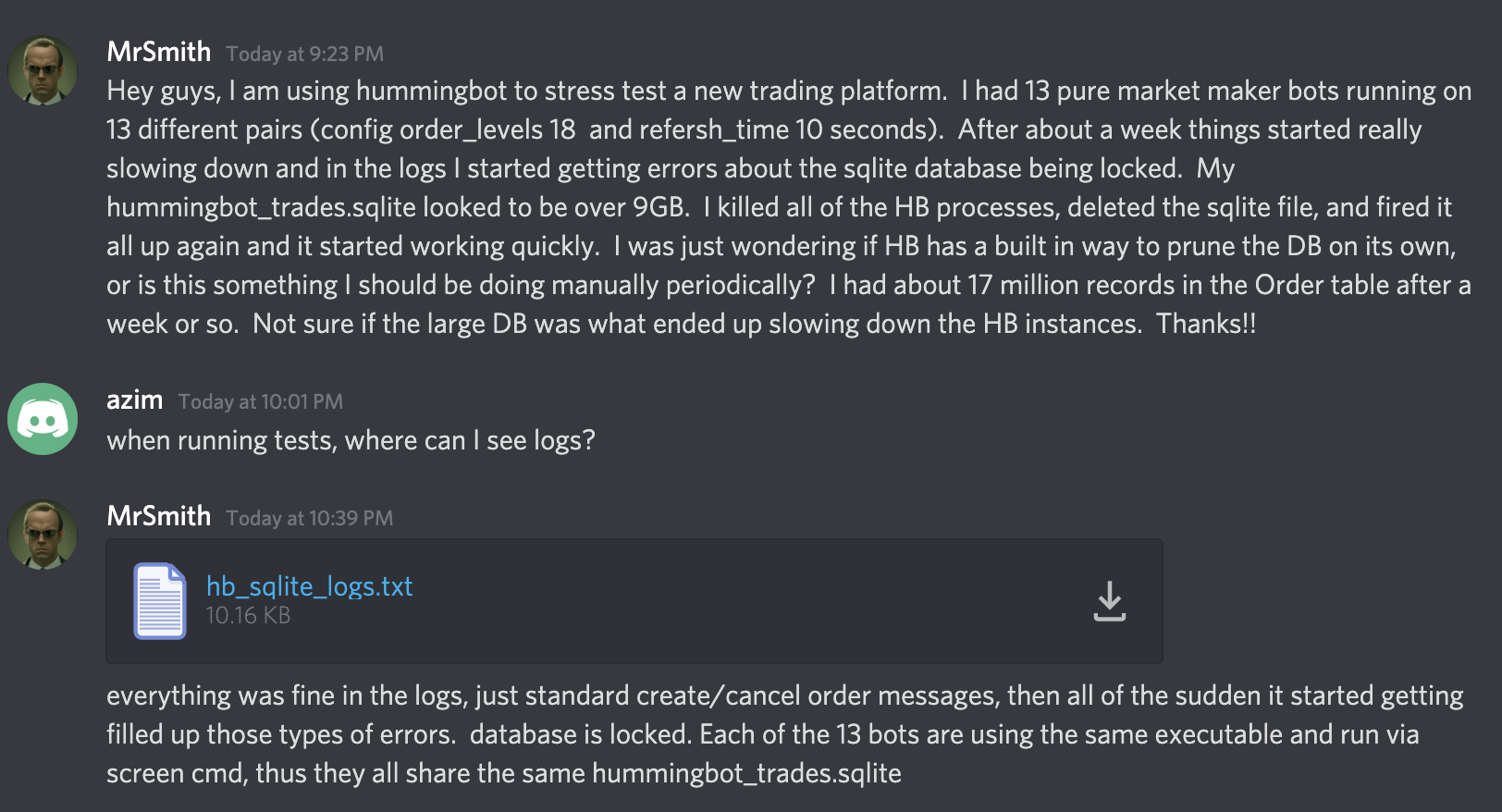 Feature Use Different Strategy Specific Sqlite Db Files · Issue 2106 · Hummingbothummingbot