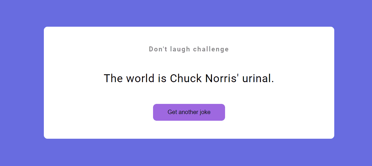 Github Mohdaqib18random Jokes Generator Uses Async Await Function Event Listener And Random