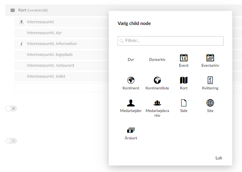Use the dialog from MNTP when selecting allowed child node types in a ...