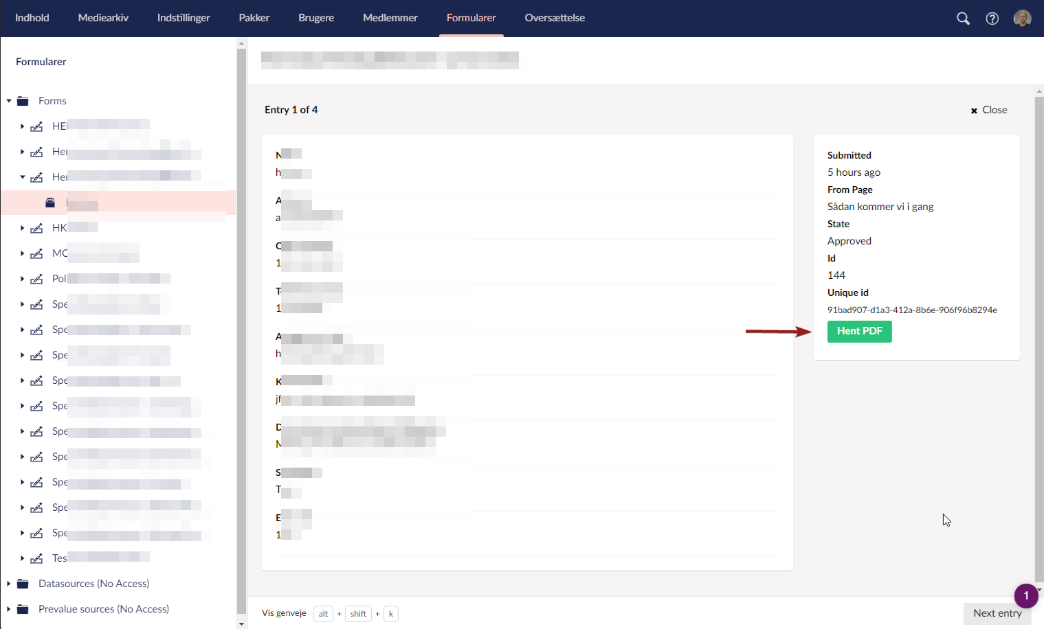 Content Apps For Entries Or Other Kind Of Extension Point · Issue 688 · Umbraco Umbraco Forms