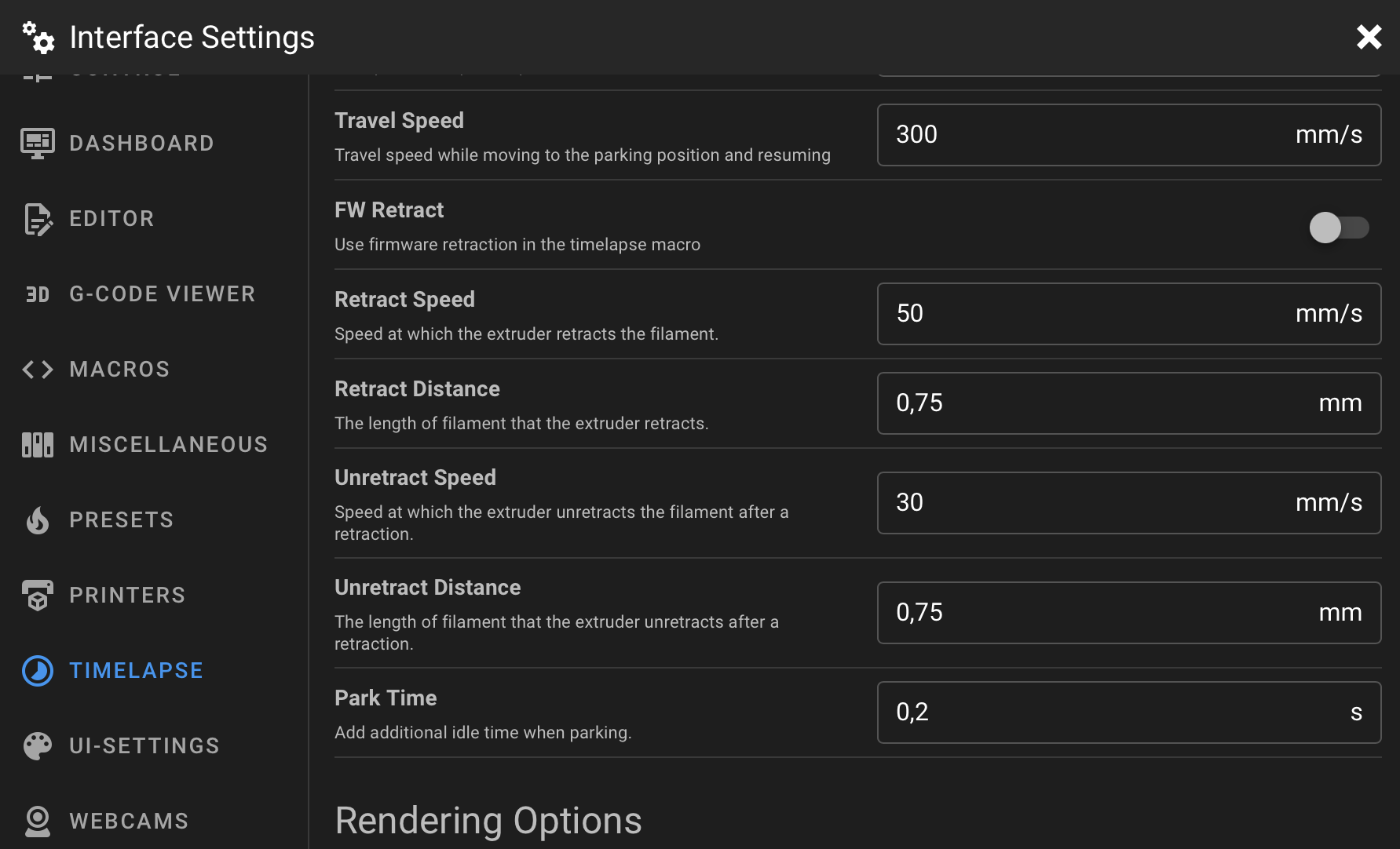 RETRACT_DISTANCE=-7.0 must be specified as positiv number · Issue #104 ...