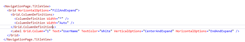 NavigationPage.TitleView right align don't work on UWP · Issue #4174 · xamarin/Xamarin.Forms ...