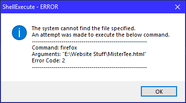 Cannot Run An .html Documnet In FireFox When FireFox Is Installed ...