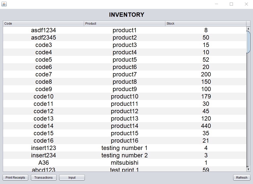 GitHub - zionericc/javaInventoryPoS: Inventory PoS using mySQL Database