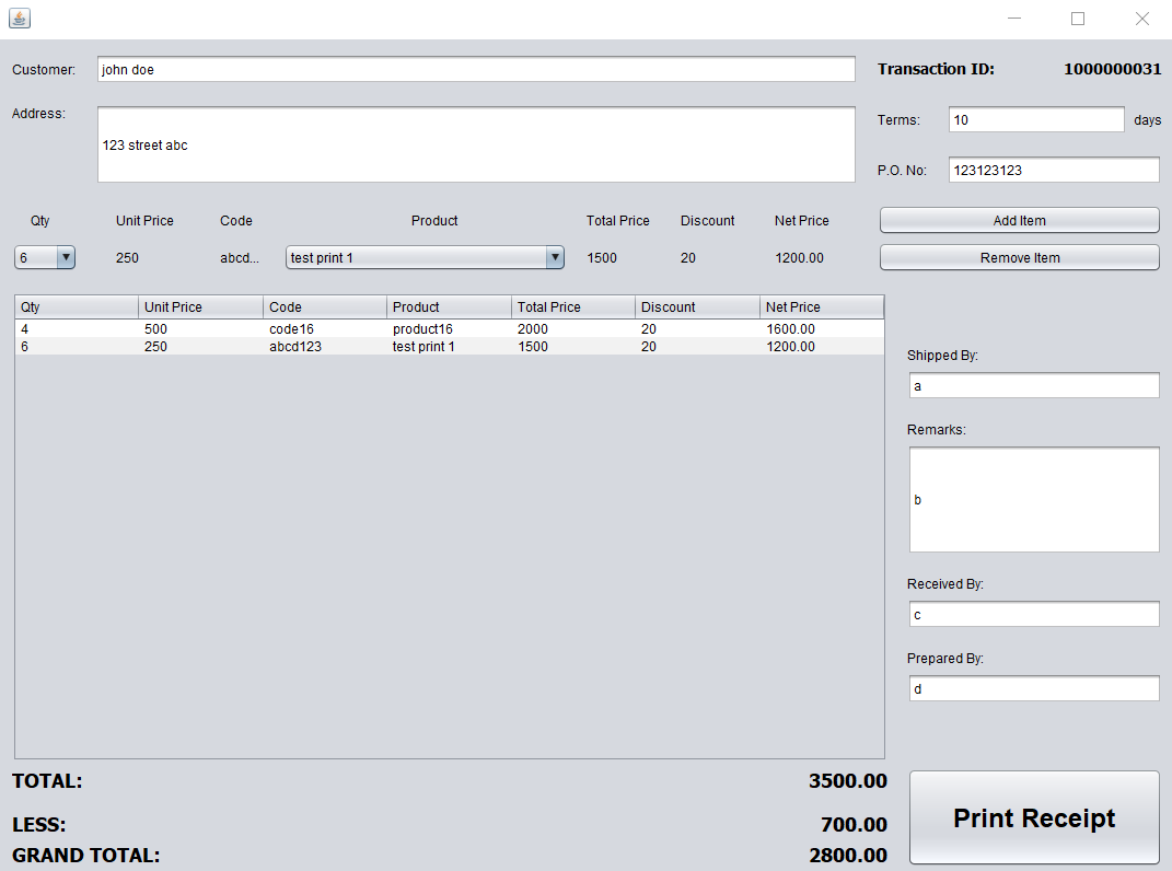 GitHub - zionericc/javaInventoryPoS: Inventory PoS using mySQL Database