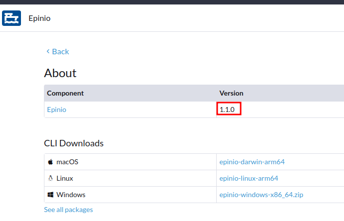 Link to cli binaries from UI · Issue #144 · epinio/ui · GitHub