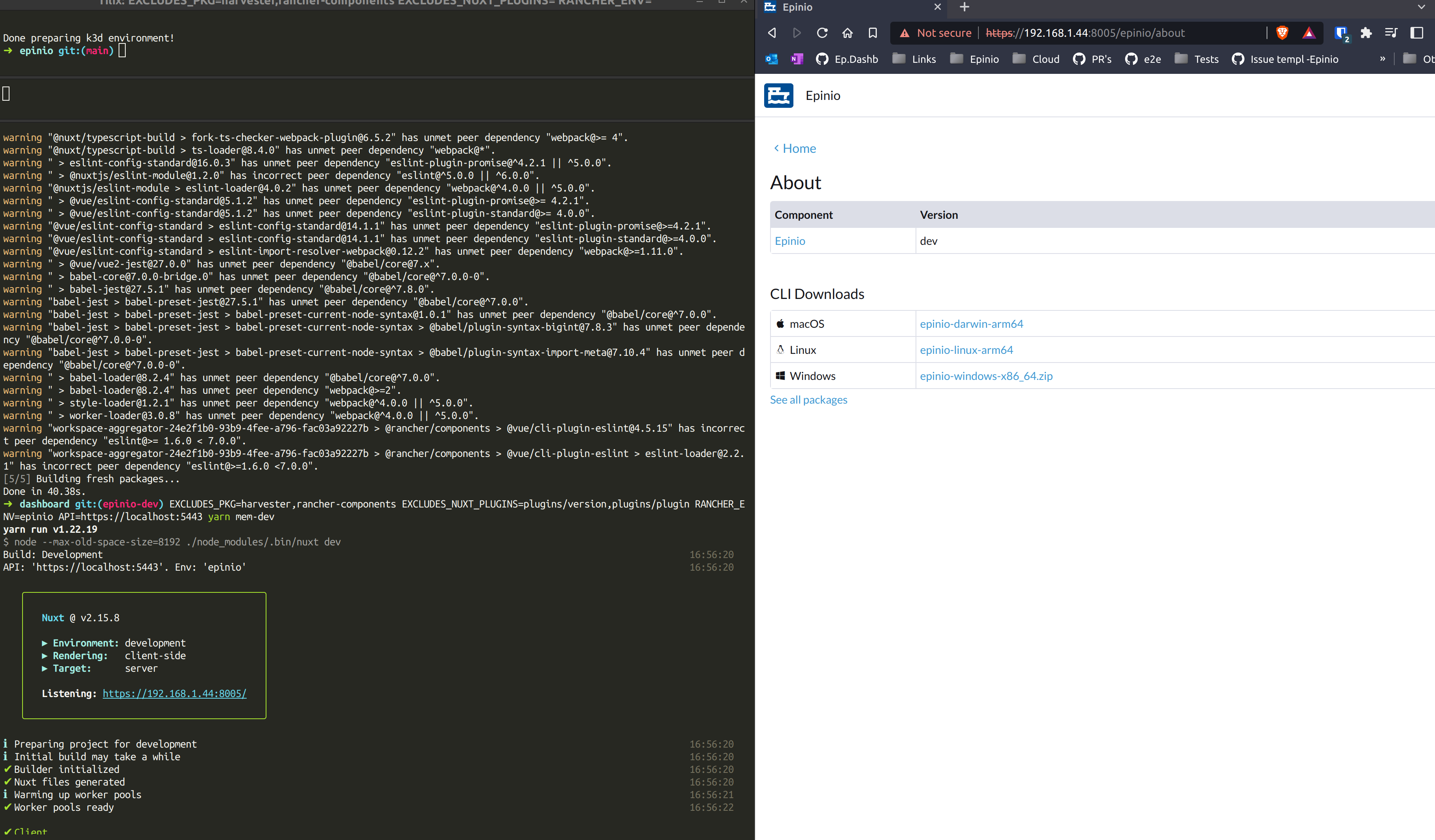 [UI] Back button in about page disappears after reloading page · Issue #159 · epinio/ui · GitHub
