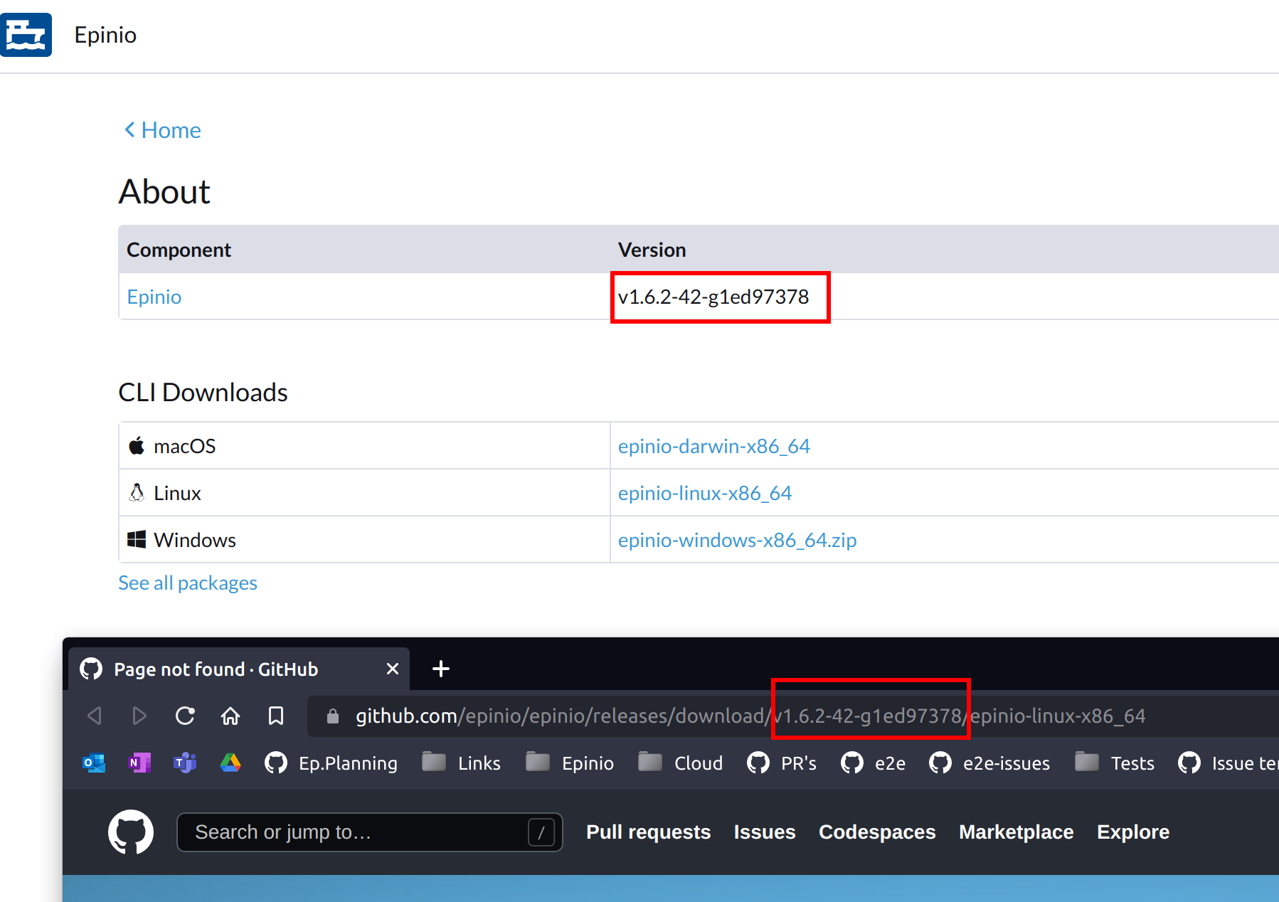 Use the epinio server version from api rather than helm chart/env var · Issue #145 · epinio/ui ...