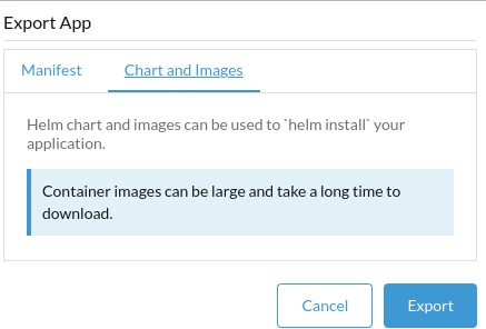 [UI] Implement `app export` feature in UI · Issue #170 · epinio/ui · GitHub