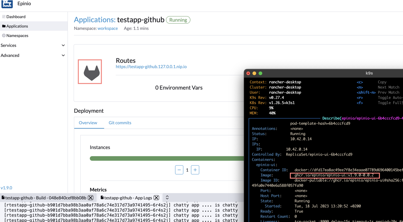 [ui] Missing Gitlab Icon After App Deployment · Issue 267 · Epinio Ui · Github