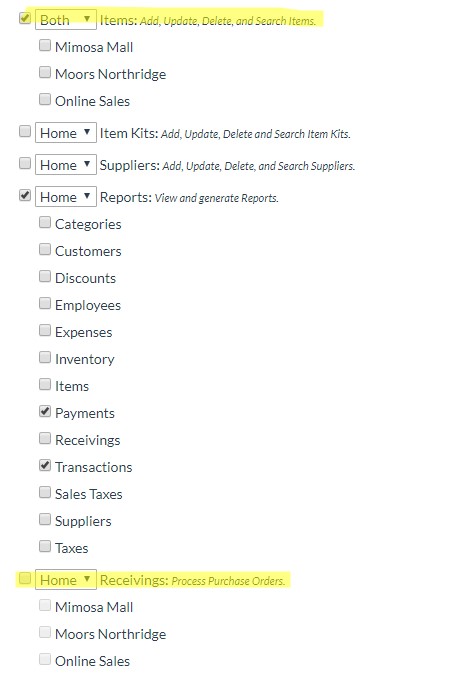 New Employee Permission and Stock location (with space) · Issue #2651 · opensourcepos ...