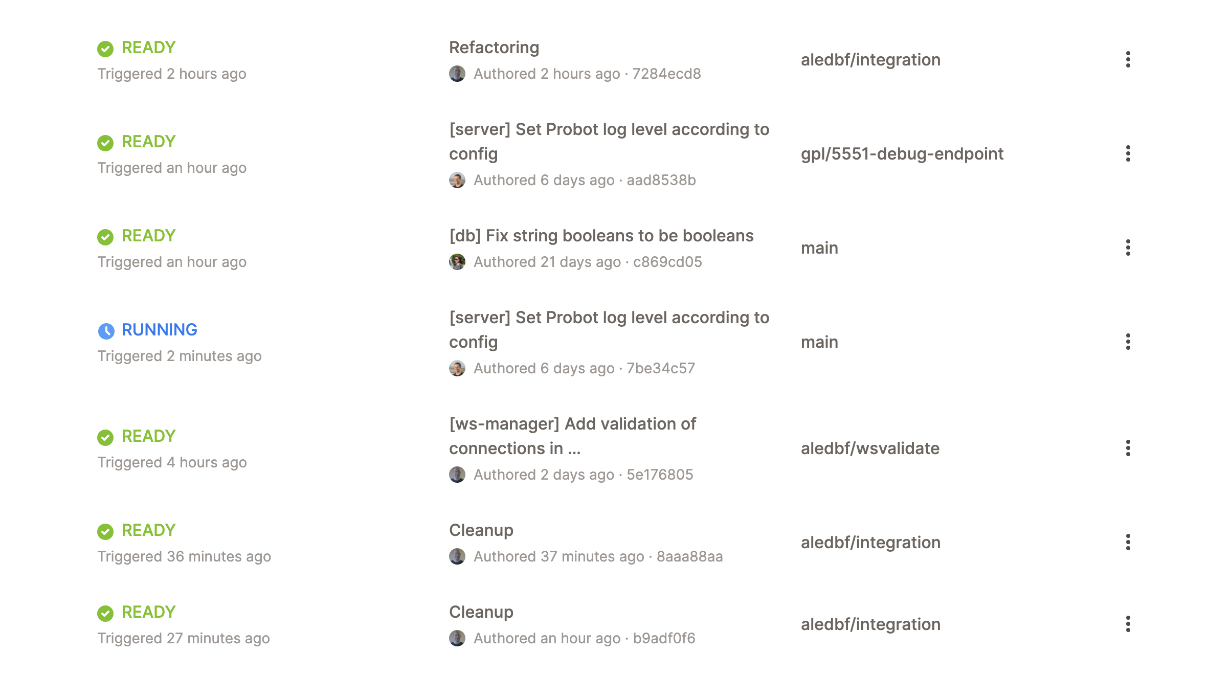 Prebuilds order is not stable · Issue #5772 · gitpod-io/gitpod · GitHub
