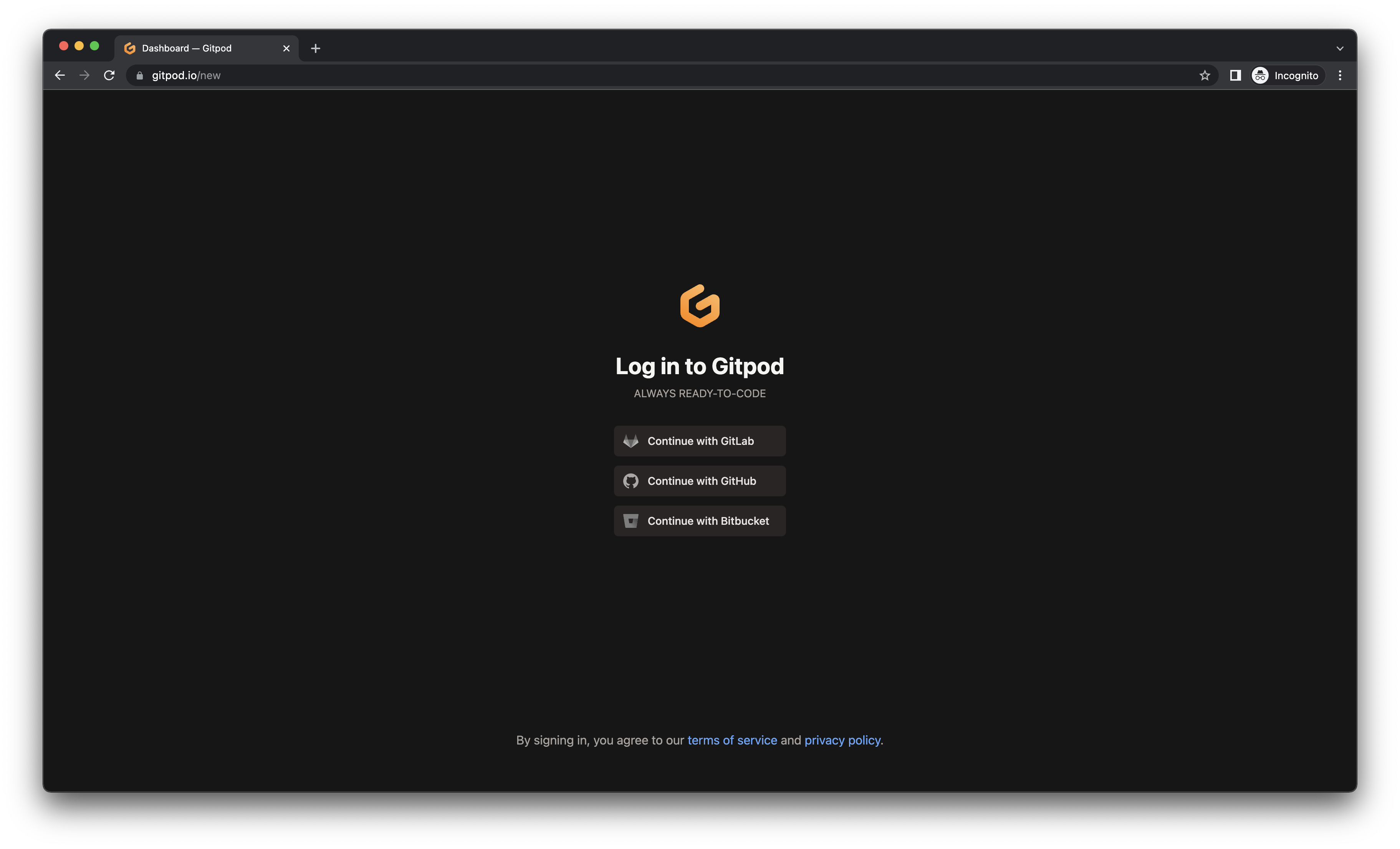 Dashboard Dont Ask About Git Provider Again · Issue 8987 · Gitpod Iogitpod · Github