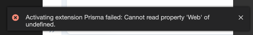 [vscode] Prisma extension compatibility · Issue #8223 · eclipse-theia ...