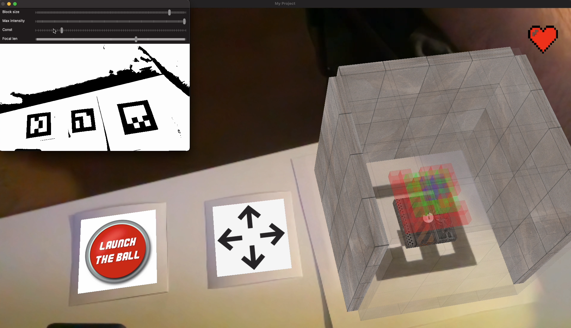 GitHub - alpcihan/arkanoid: Marker-based AR implementation of the Arkanoid game using OpenGL and ...