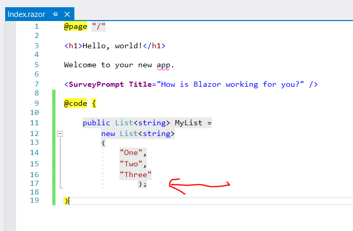 Visual Studio Razor Component Editor modifies / unformats code · Issue ...