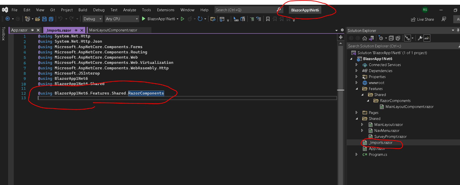 .Net 6.0.1 Blazor Wasm - Cannot move or rename MainLayout.razor · Issue #39638 · dotnet ...