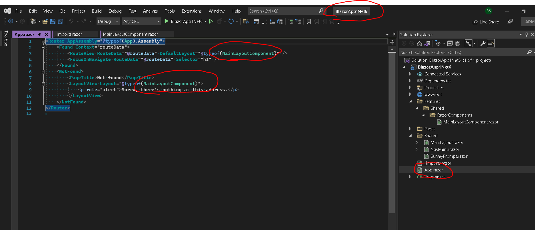 .Net 6.0.1 Blazor Wasm - Cannot move or rename MainLayout.razor · Issue #39638 · dotnet ...
