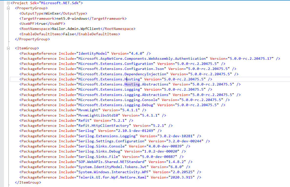 WPF - CustomAuthorizationMessageHandler - 'ValueFactory attempted to access the Value property ...