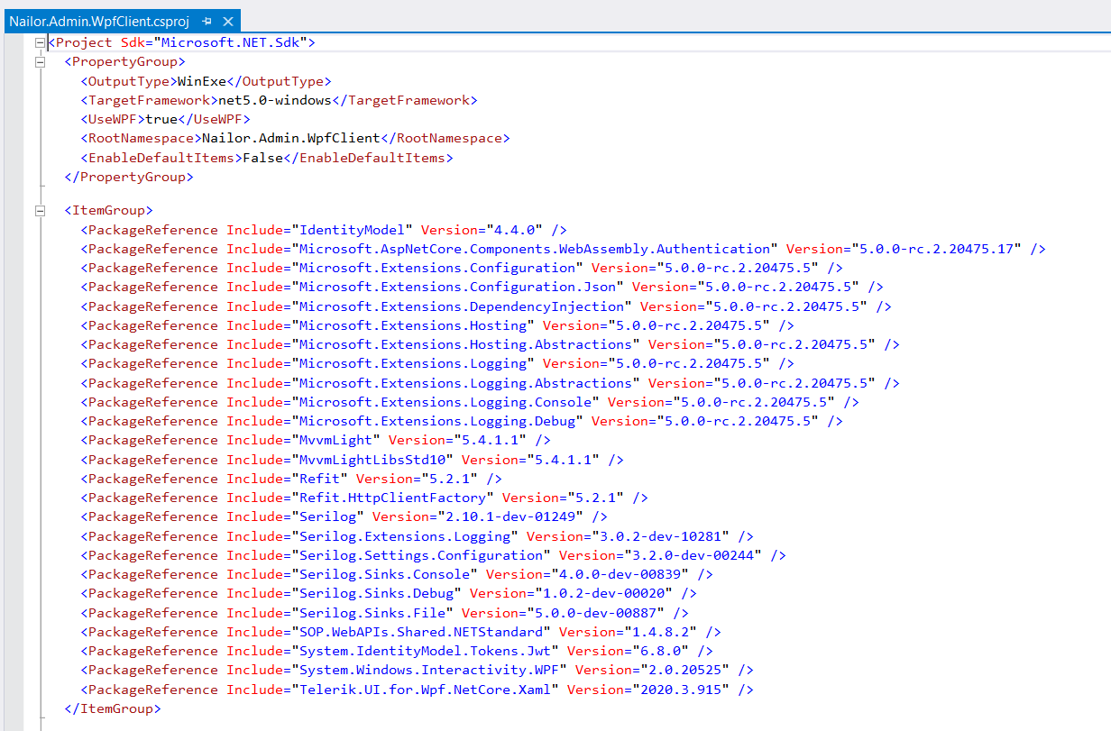 WPF - CustomAuthorizationMessageHandler - 'ValueFactory attempted to access the Value property ...