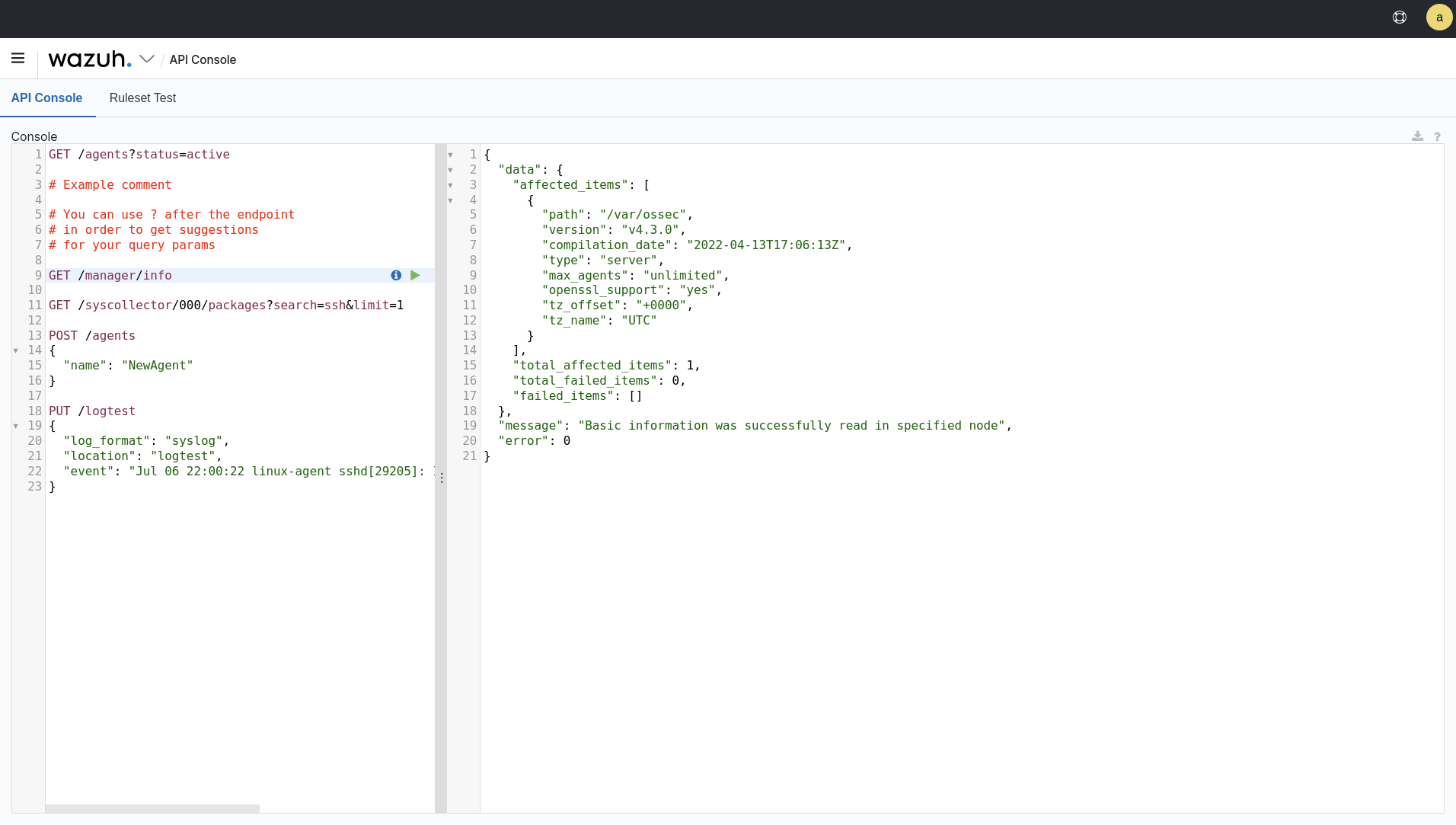 Release 4.3.0 - Release Candidate 6 - Manual tests - Wazuh dashboard ...