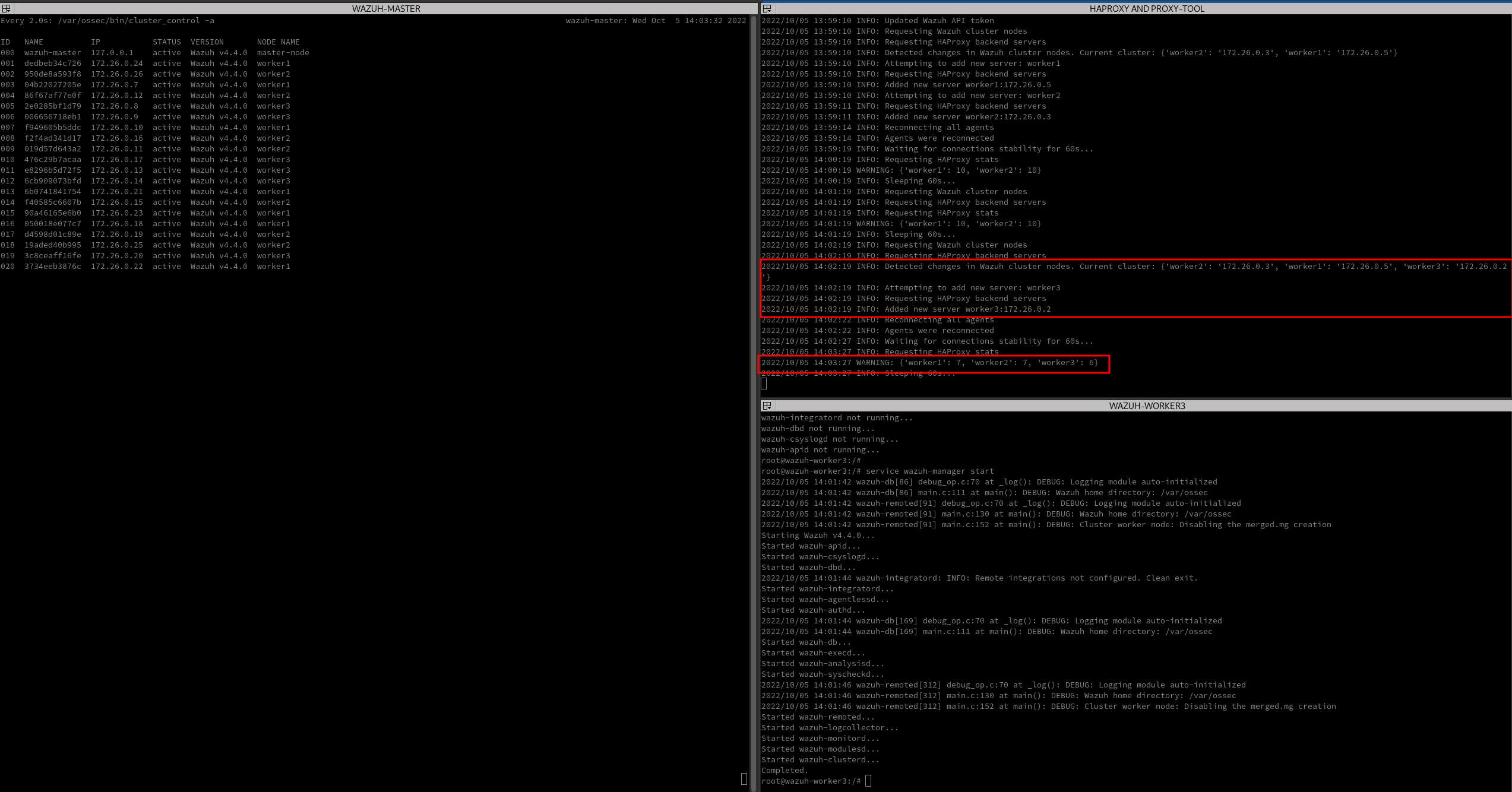 Investigate and develop a Proof of Concept to manage new cluster workers and agent balance with ...
