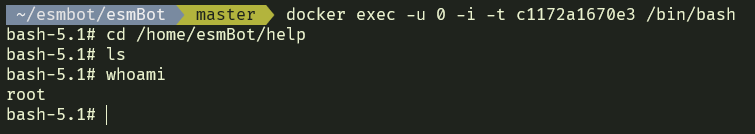 Inconsistent issue with filesystem access in the Docker self-hosted bot · Issue #227 · esmBot ...