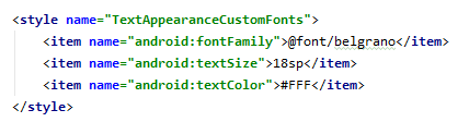 Custom fonts via text_appearance attribute does not work on run-time ...