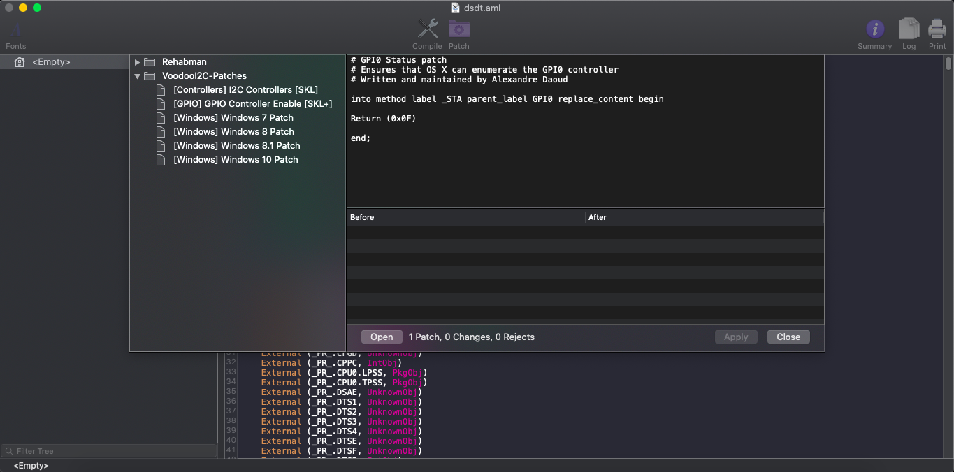 Dell e7280 Trackpad not working, Cannot apply GPIO or I2C controller enable patches · Issue #407 ...