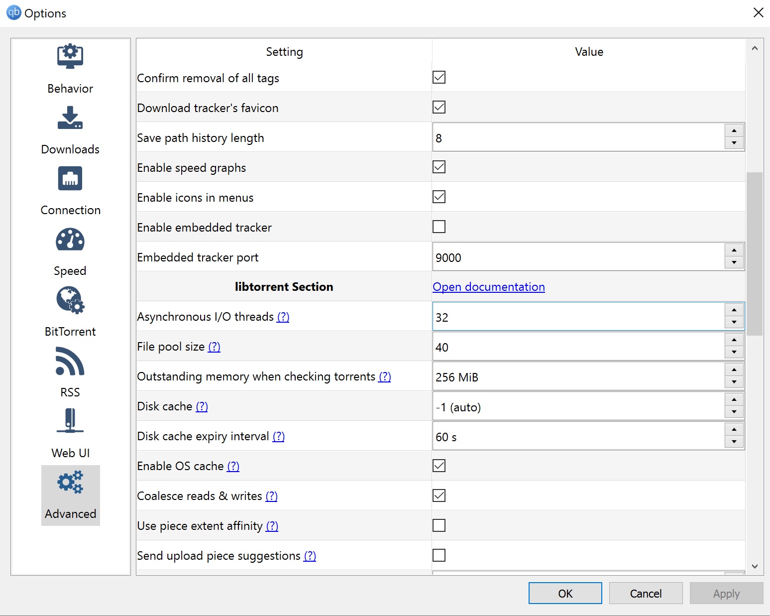Hashing Threads setting not showing in Windows qBittorrent Client · Issue #14829 · qbittorrent ...
